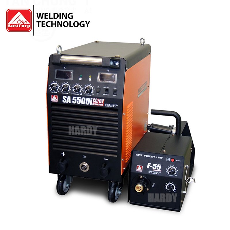 AUSTCORP MULTI-PROCESS WELDER SA5500I CC/CV - HARDY GASES & MACHINERY ...