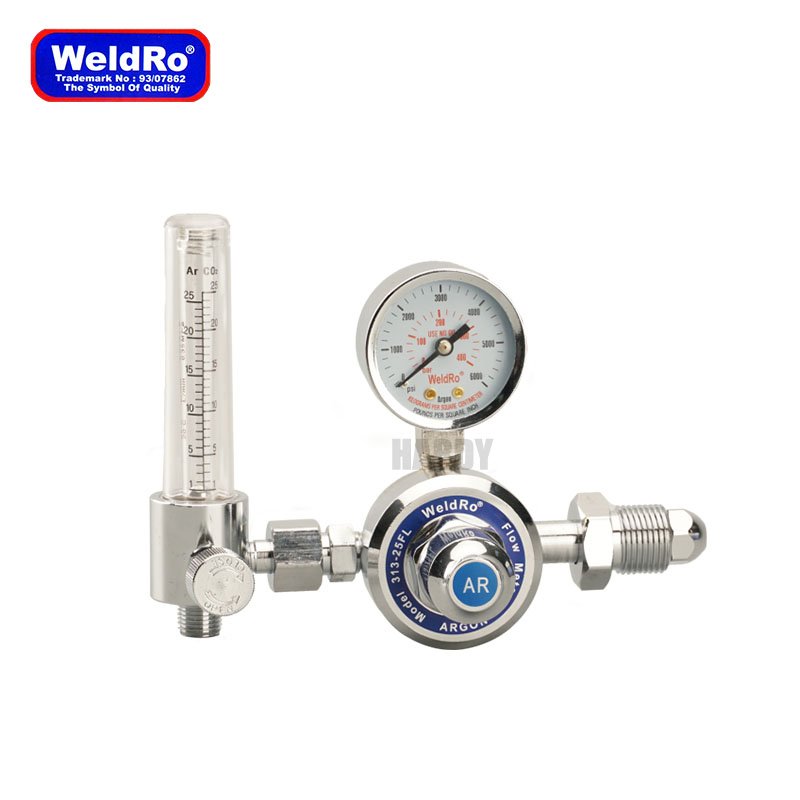 WELDRO 313-25FL REGULATOR WITH FLOWMETER - HARDY GASES & MACHINERY SDN BHD