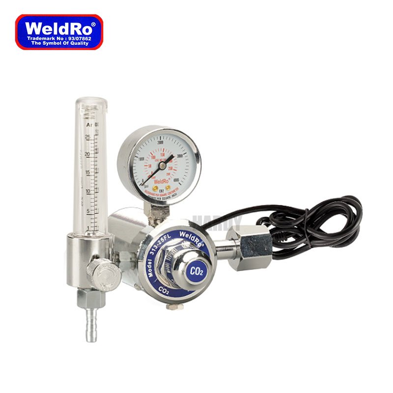 WELDRO 313-25FL REGULATOR WITH HEATER - HARDY GASES & MACHINERY SDN BHD